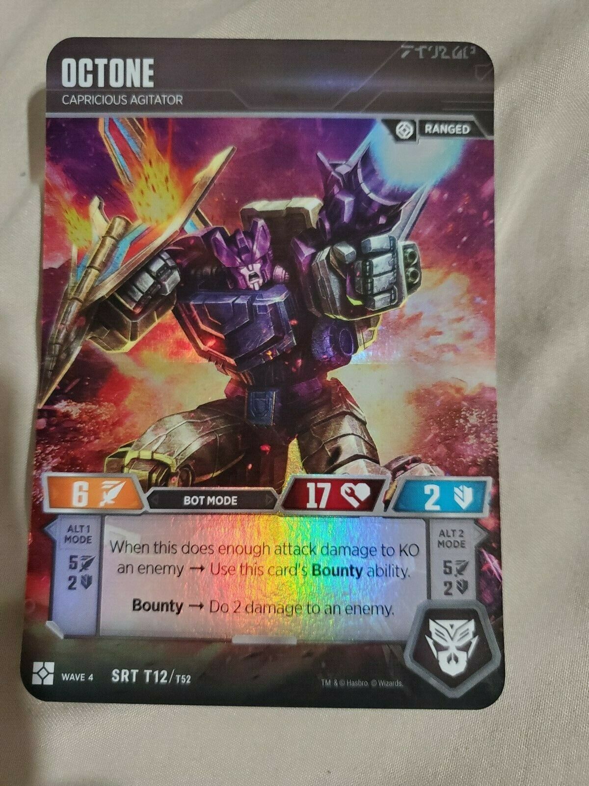 Transformers TCG War For Cybertron: Siege II Octone Capricious Agitator ...