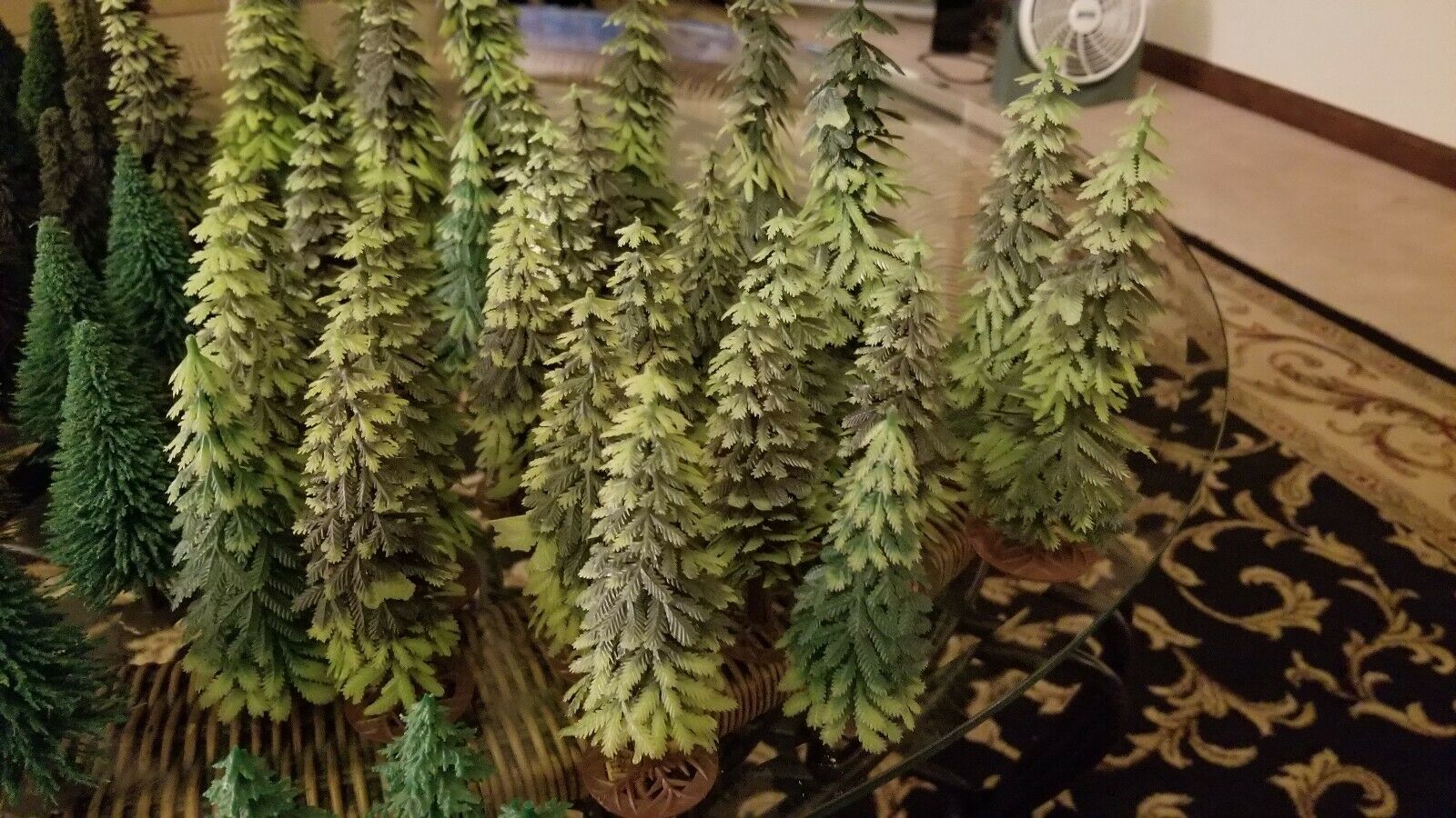 100, N HO SCALE O AND S GAUGE TREES FOR TRAIN LAYOUT DIORAMA FOREST ...