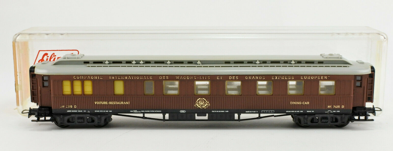 LILIPUT HO SCALE 260 CIWL ORIENT EXPRESS DINING CAR 2419. D | #20678983