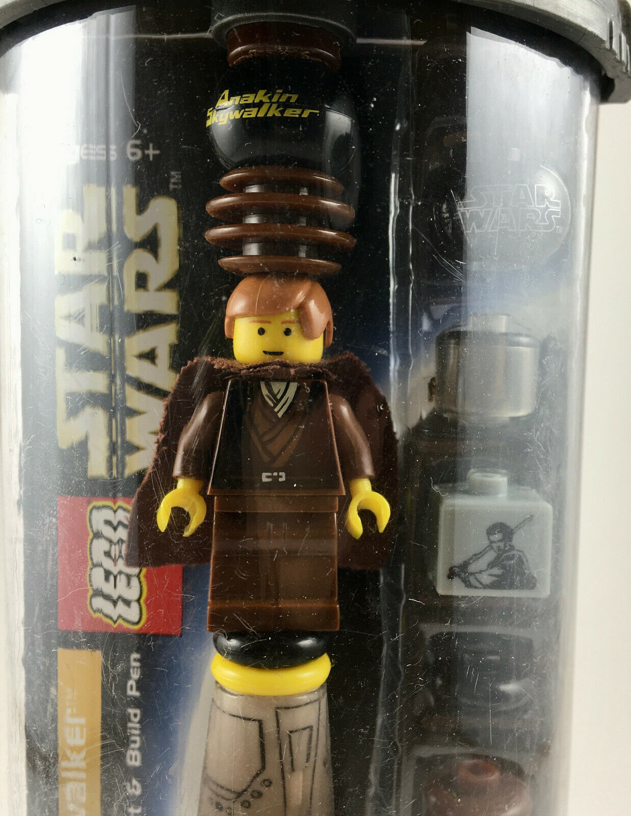 2002 Anakin Skywalker Complete LEGO Star Wars Minifigure Build Pen 1712 ...