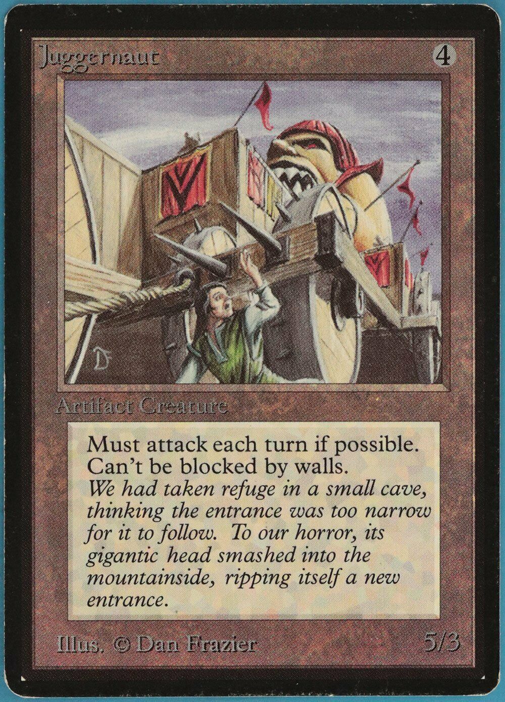 Juggernaut Beta PLD Artifact Uncommon MAGIC GATHERING CARD (ID 97317 ...