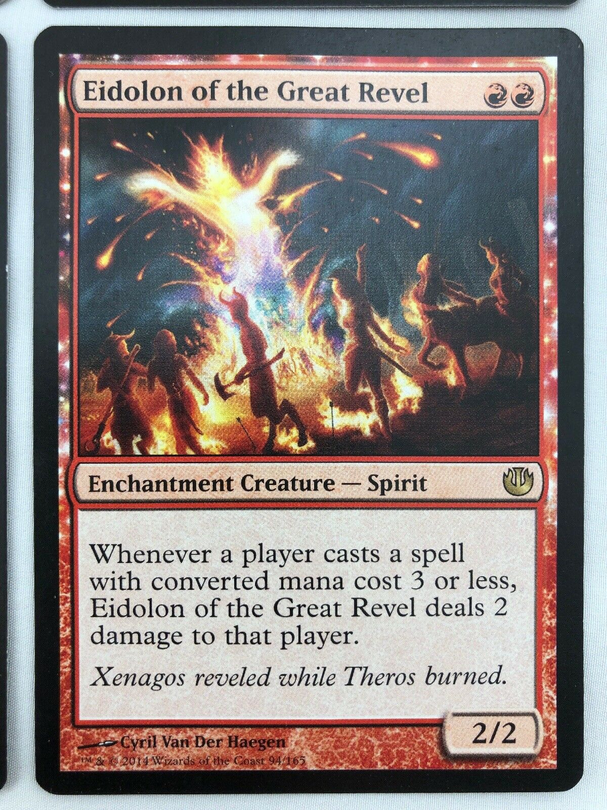 Eidolon Of The Great Revel X4 MTG Journey Into Nyx 4x Magic Light Play ...