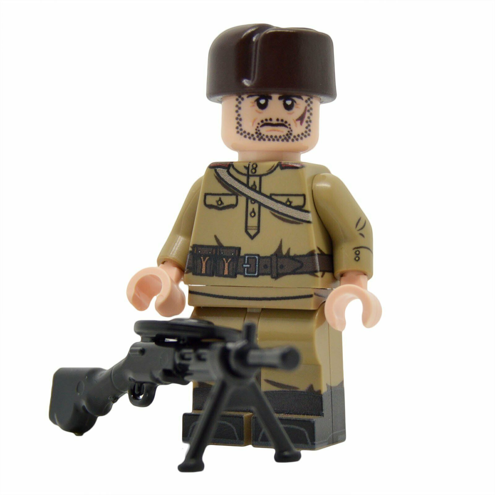 Lego Custom WW2 Soviet Infantry W/LMG Full Custom Printing Brickarms ...