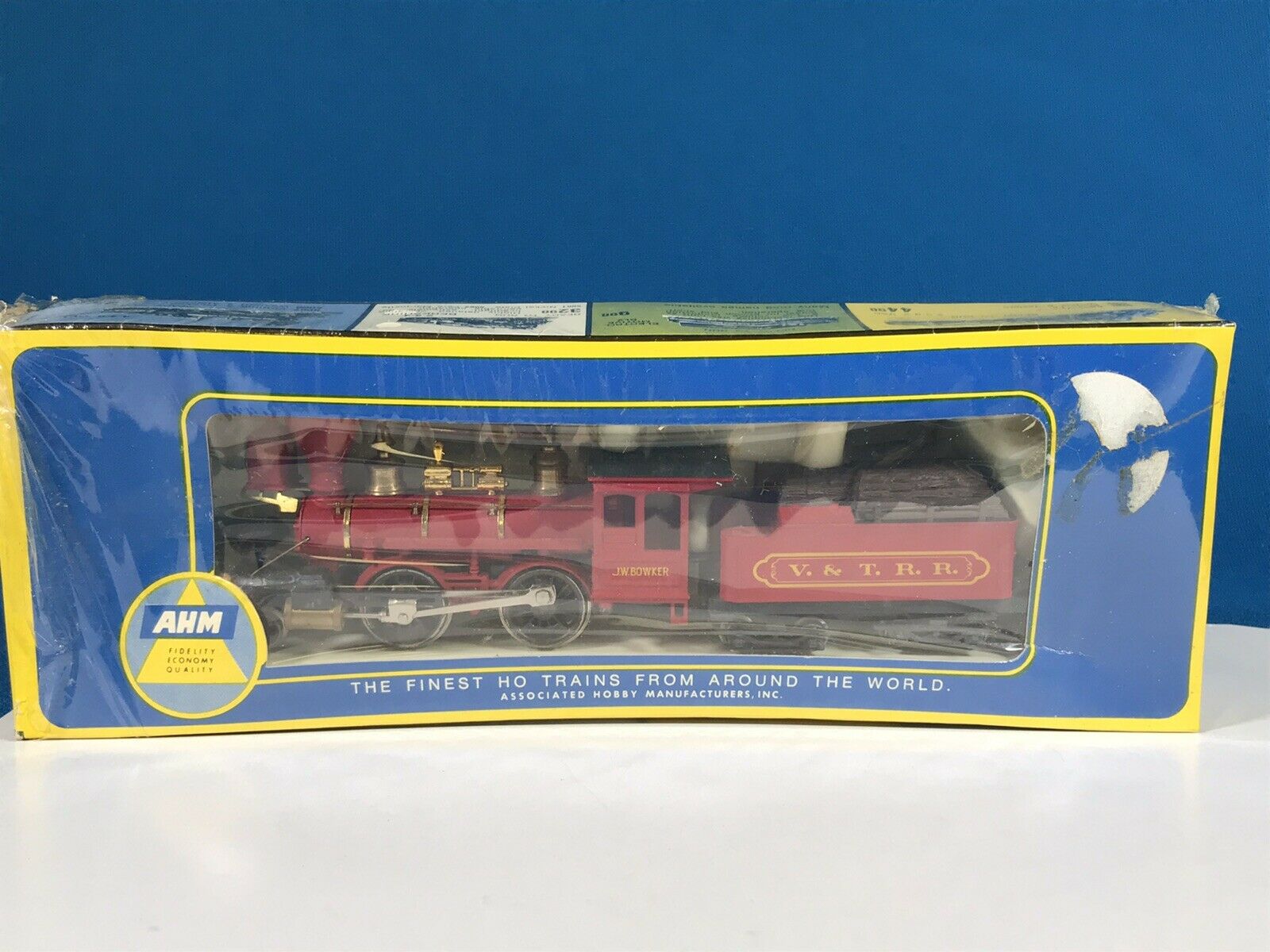 Pocher AHM JW Bowker Steam Locomotive 2 - 4 - 0 & Tender V&T Model ...